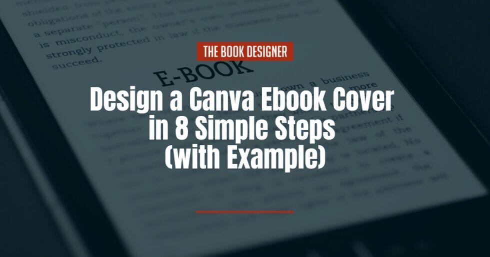 Design a Canva Ebook Cover in 8 Simple Steps (with Example) - The Book ...