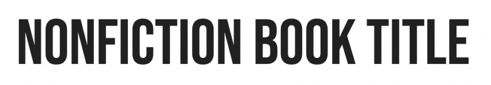 The Best Book Cover Fonts to Use Right Now - The Book Designer