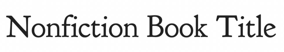 The Best Book Cover Fonts to Use Right Now - The Book Designer