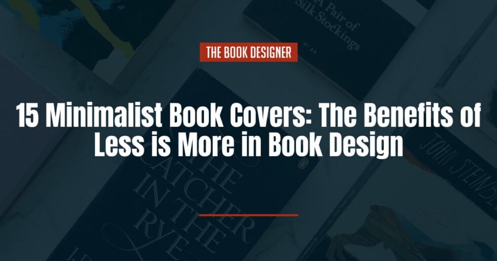 15 Minimalist Book Covers: The Benefits of Less is More in Book Design ...