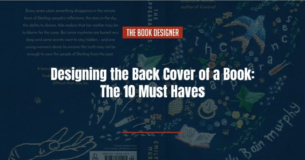 Designing the Back Cover of a Book: The 10 Must-Haves - The Book Designer