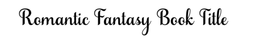 The Top Fantasy Fonts for Book Covers: Free and Paid - The Book Designer